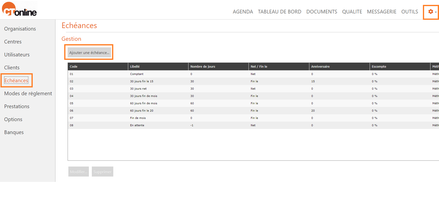 CTonline Planning: saisir les échéances – ProTechnologies