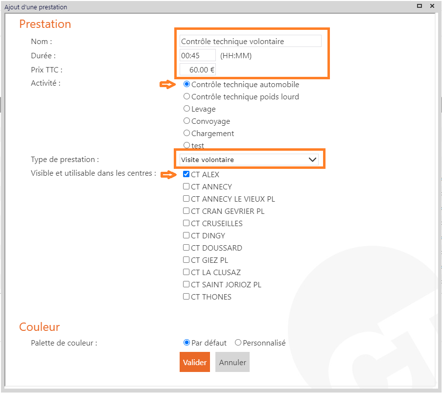 CTonline Planning: saisir des prestations au planning – ProTechnologies